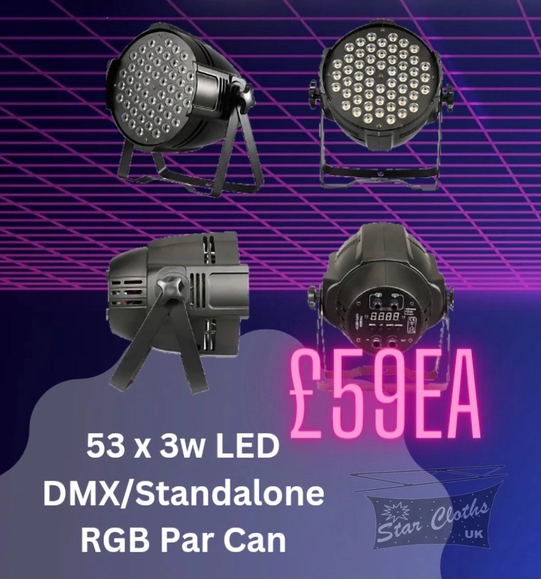 LED DMX RGB Par Can