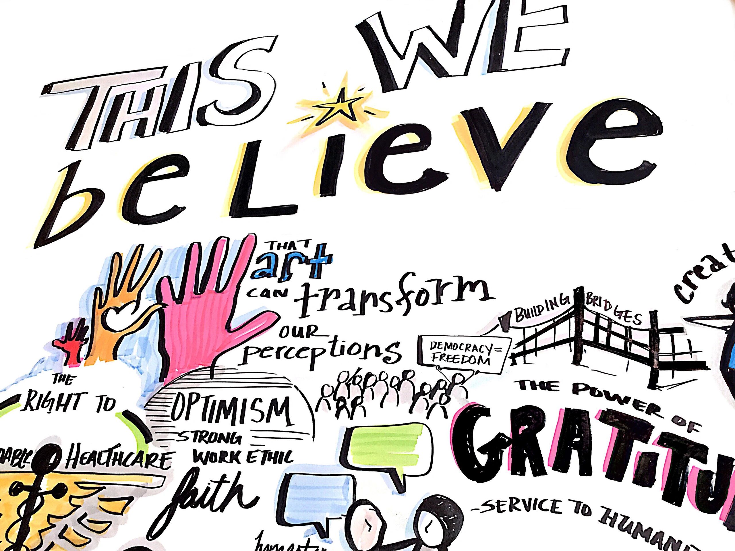 Illustrating Progress Graphic Recording Illustration