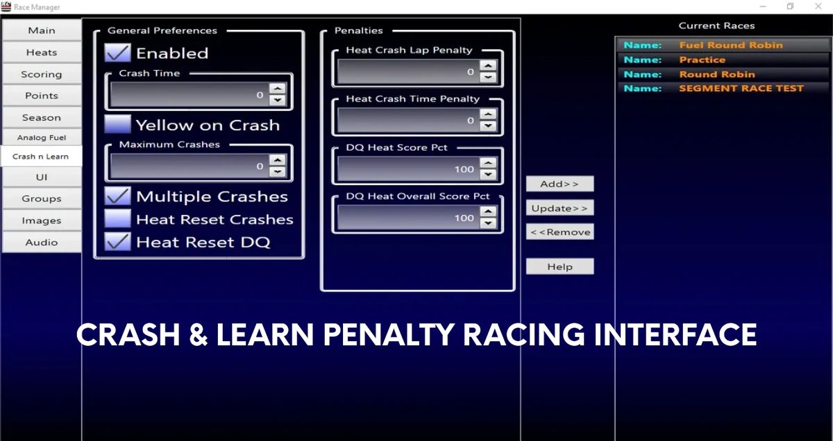 CRASH & LEARN PENALTY RACING