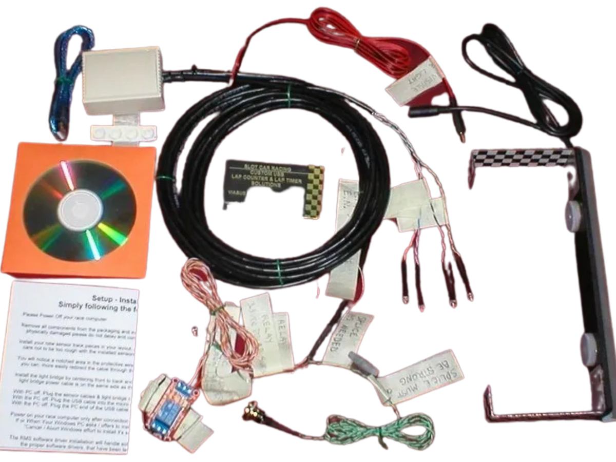 1 to 8 LANE HO OR LARGE SCALE KITs WITH CALL BUTTON AND POWER RELAY