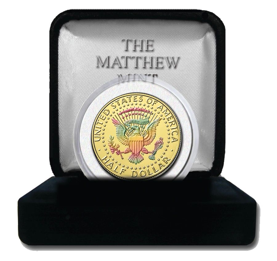 The Matthew Mint Holographic JFK Half Dollar Commemorative Coin