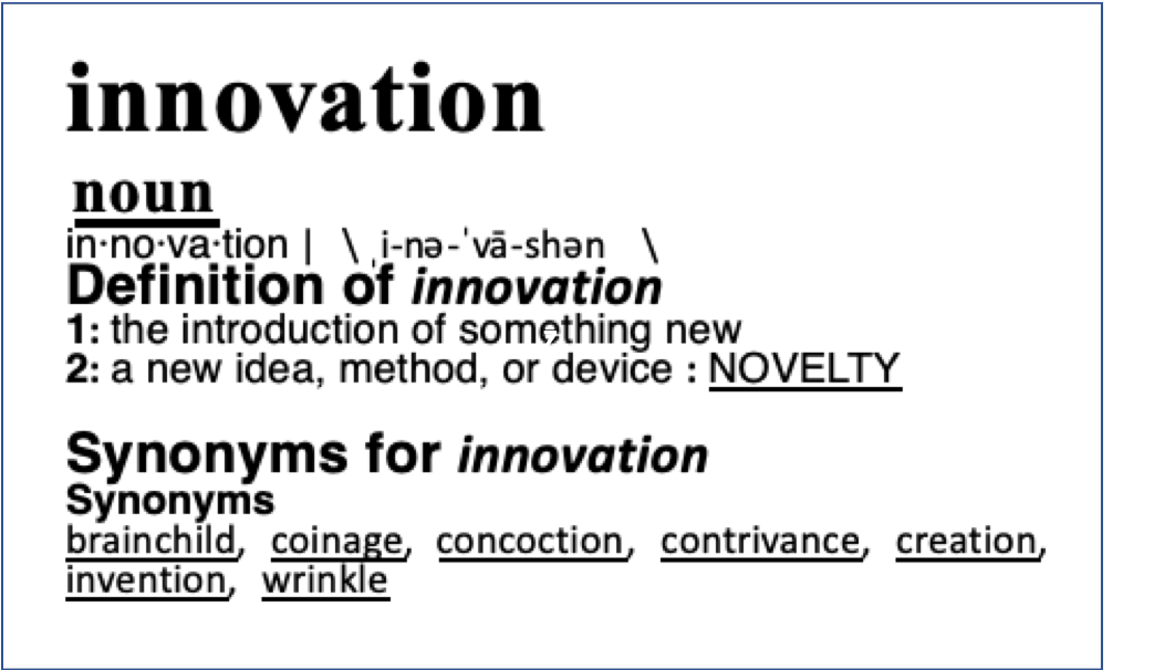 The problem with Innovation