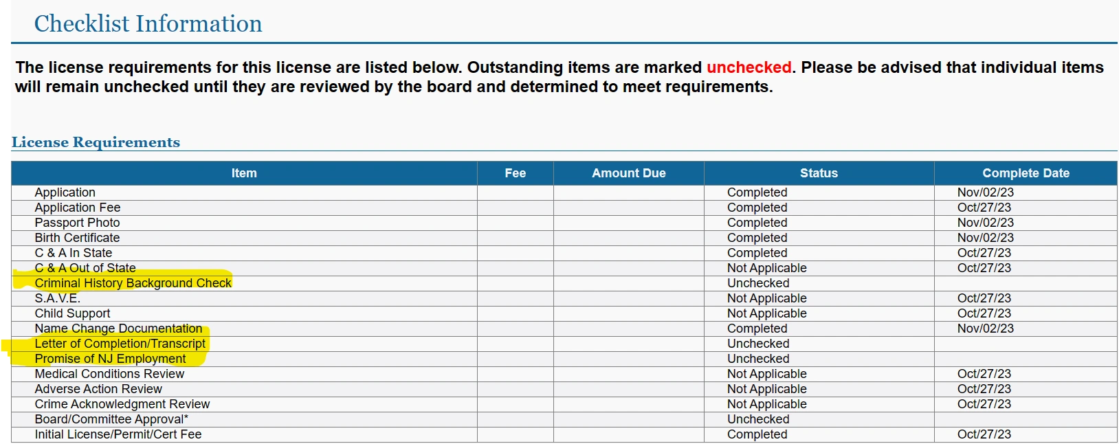 Promise of Employment!!!!