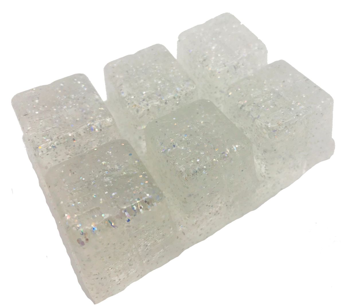 XCUBE PLUS (108-CLEAR HOLO SHAD) CUSTOM PLASTISOL RESIN