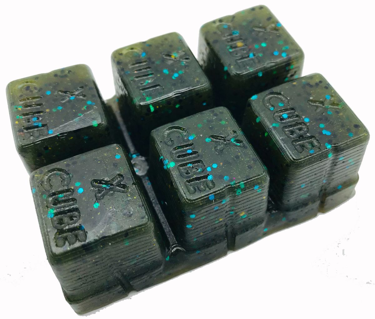XCUBE PLUS (718-GREEN PUMPKIN BLUE FLASH) CUSTOM PLASTISOL RESIN