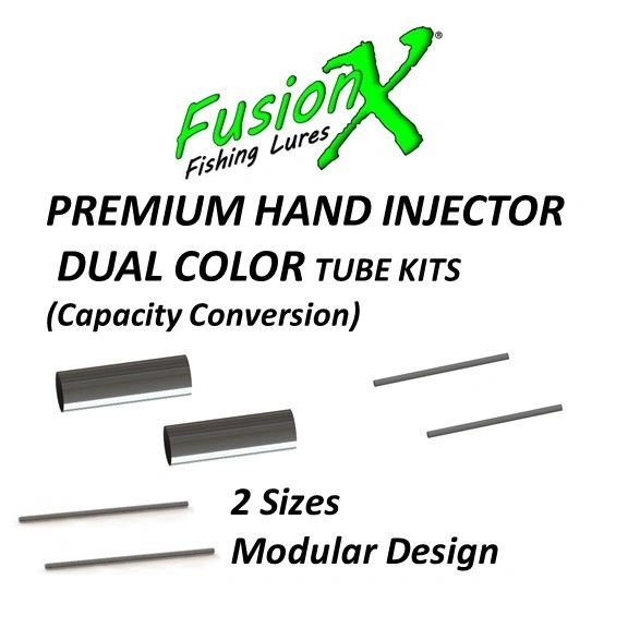 FusionX Premium Two Color Modular Injector Tube Kits (Capacity Conversions)
