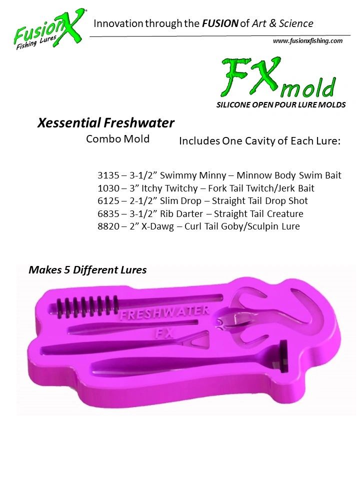 FX Mold - Xessential Freshwater COMBO Mold