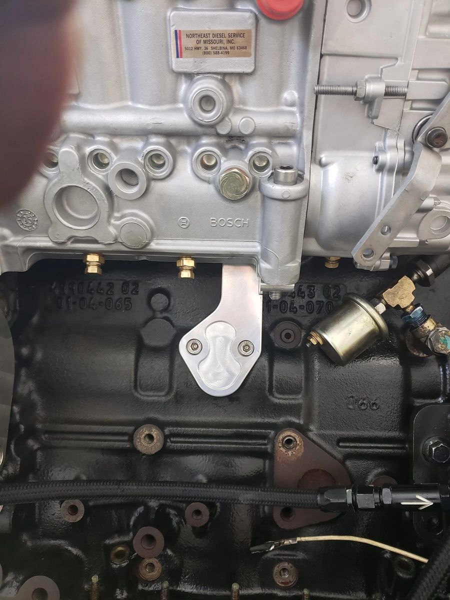 Common Rail P-Pump Conversion Bracket for P7100 Pump (For Keating gear ...