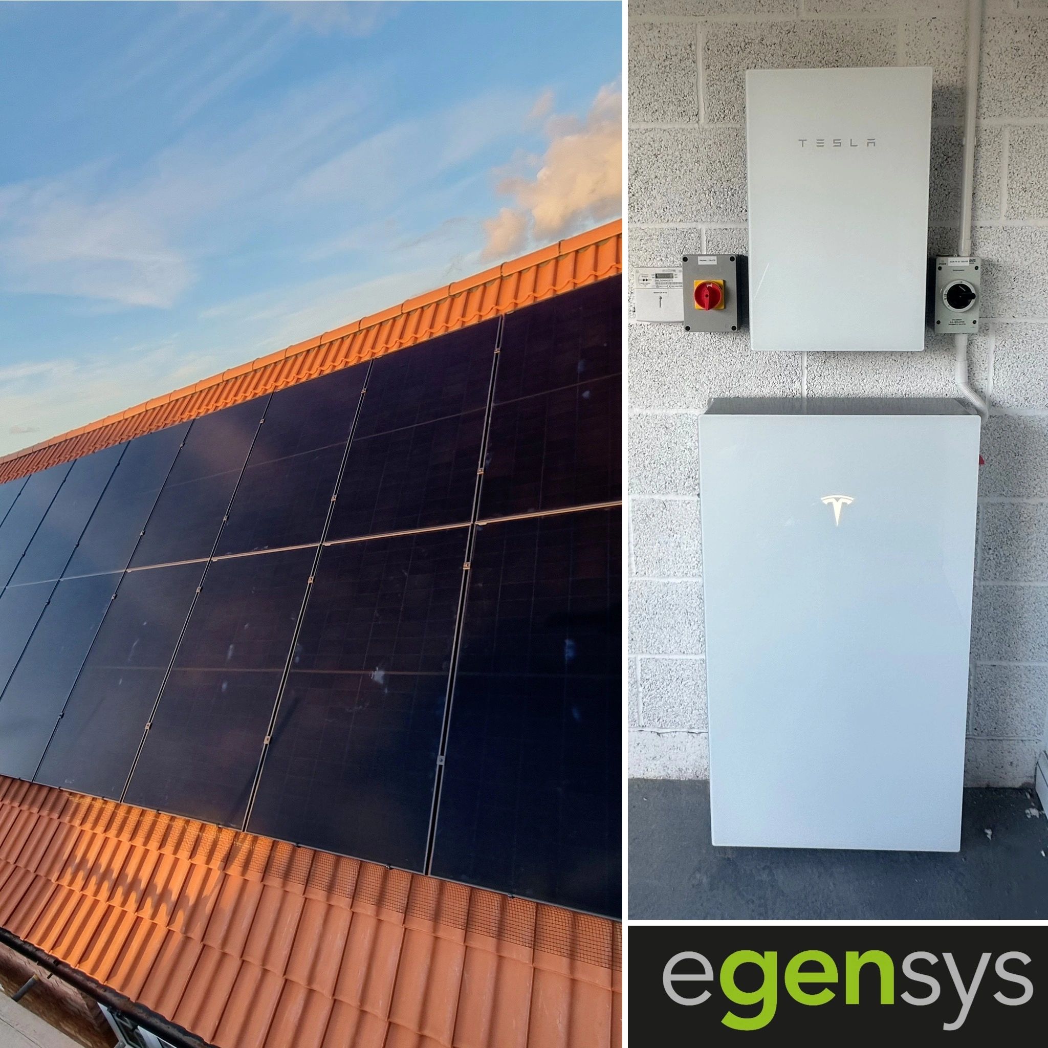 7.3kW Solar and Tesla Power Wall Battery