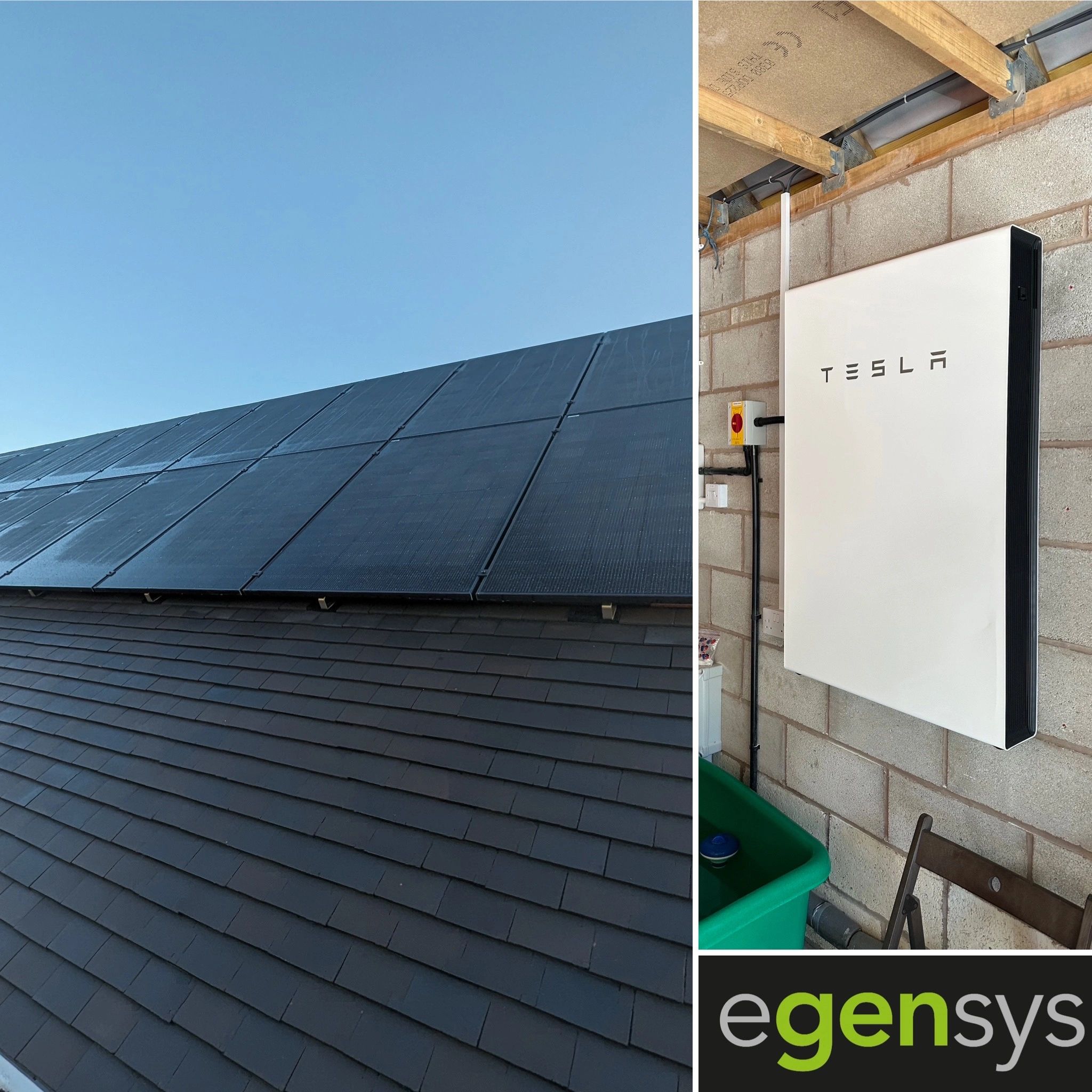 8.7kW Solar Panel and Battery Storage Installation