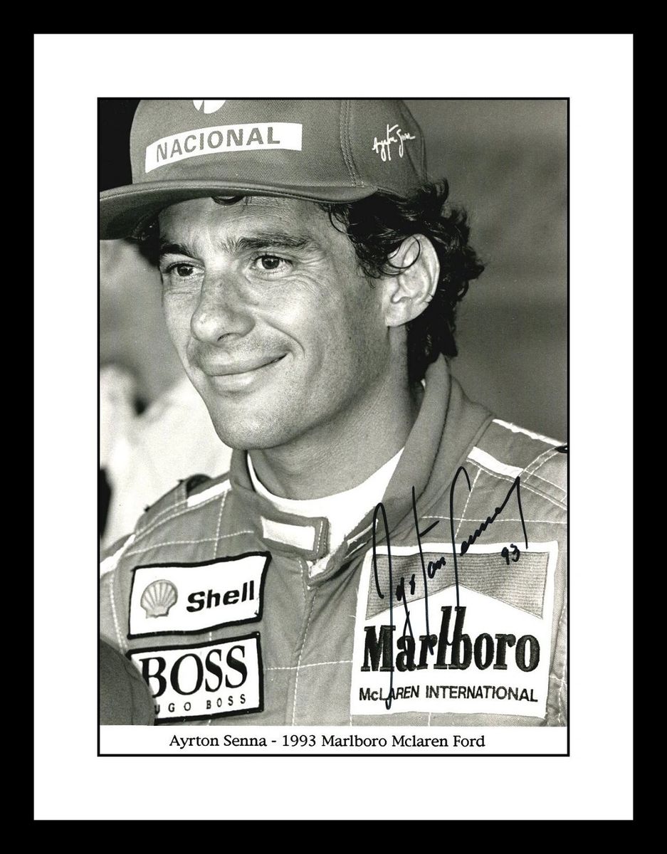 Formula One - Ayrton Senna (1960-1994) - Racing Legend - Genuine Signed ...