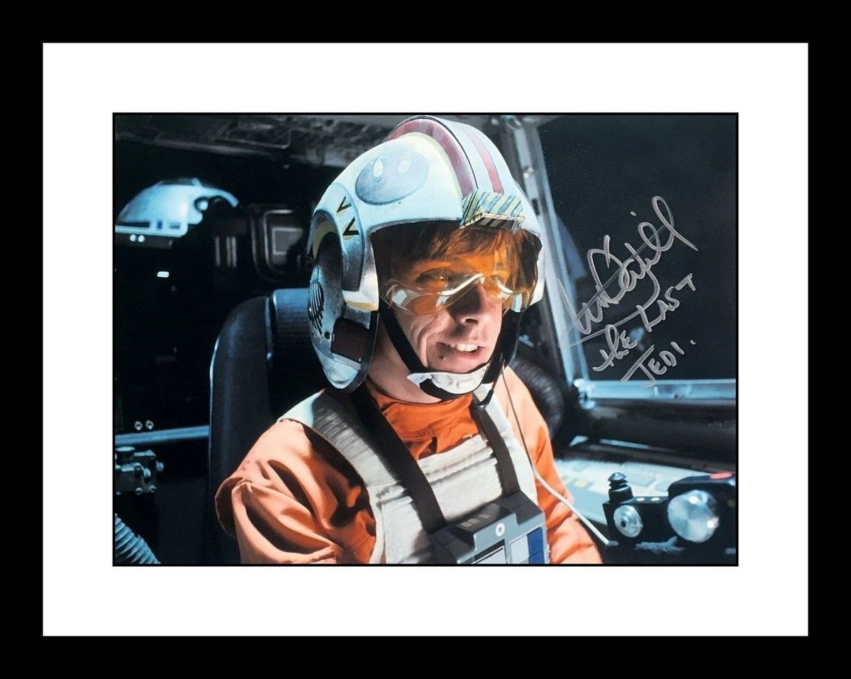 Star Wars - Luke Skywalker - Mark Hamill - Genuine Hand Signed ...