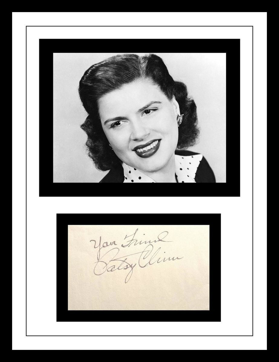 Patsy Cline (1932-1963) - Country Music Legend - Genuine Hand Signed ...