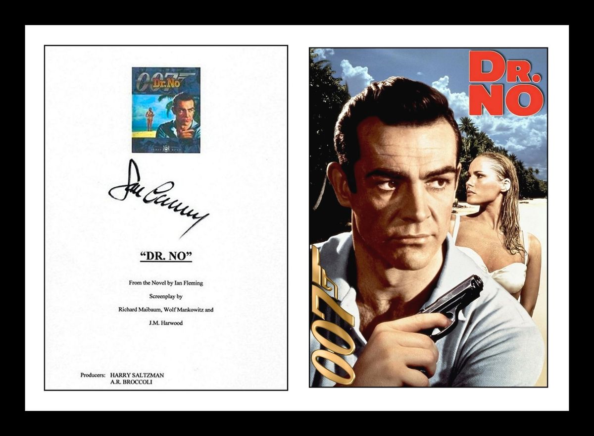 James Bond 007 - Sean Connery (1930-2020) - Genuine Hand Signed ...