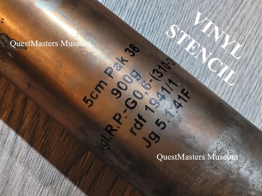 WWII German 5cm 50mm Pak 38 Panzergranate 39 Armor Piercing Shell ...