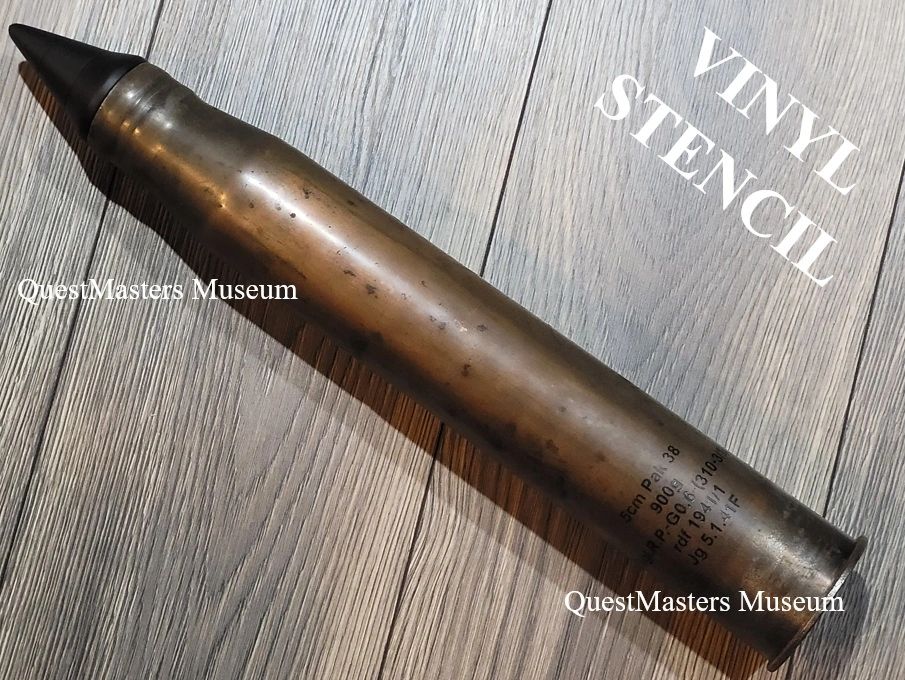 WWII German 5cm 50mm Pak 38 Panzergranate 40 Armor Piercing Shell ...