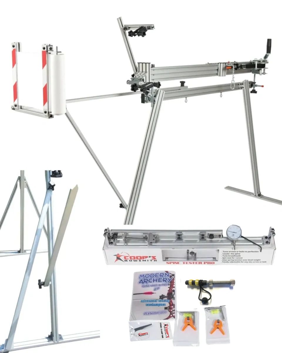 SUPER KIT- Bowsmith pro,leg struts spine tester, 2 sets of levels ...