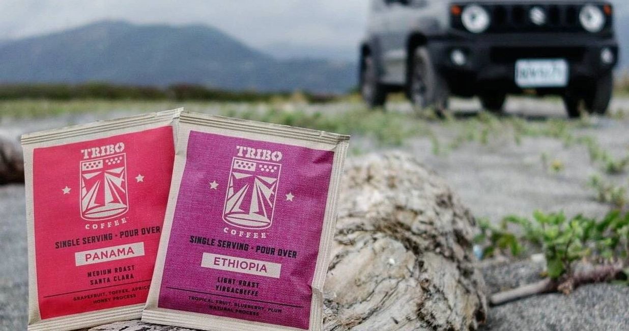 TRIBO Coffee - Single Serve Pour Over Coffee, Portable Coffee
