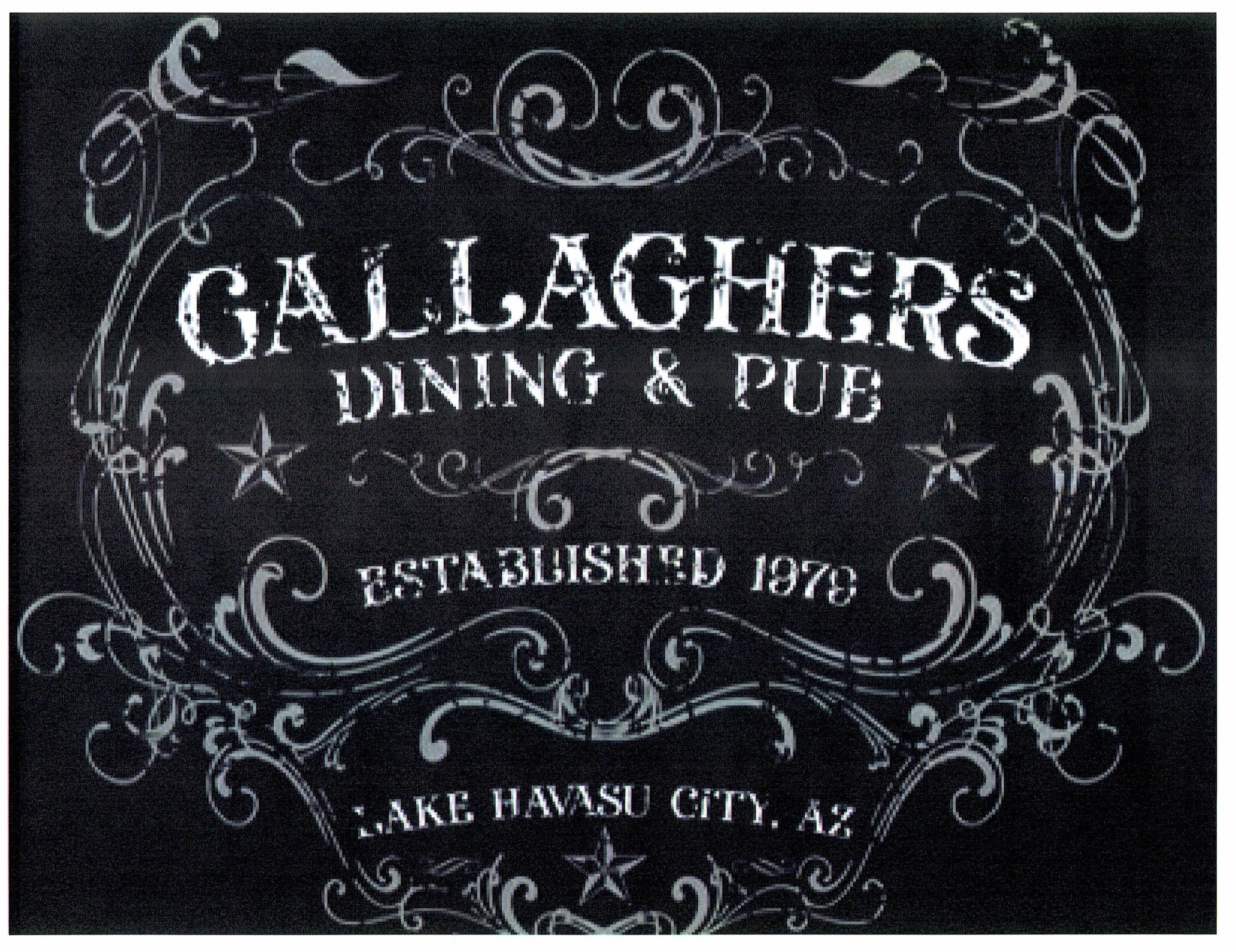 Gallagher's Dining & Pub Menu - Lake Havasu City