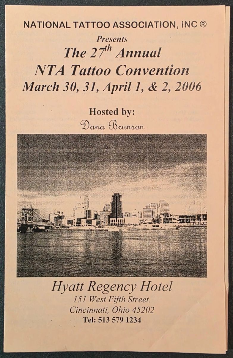 Vintage 2006 National Tattoo Association, 27th Annual, Hyatt Regency ...