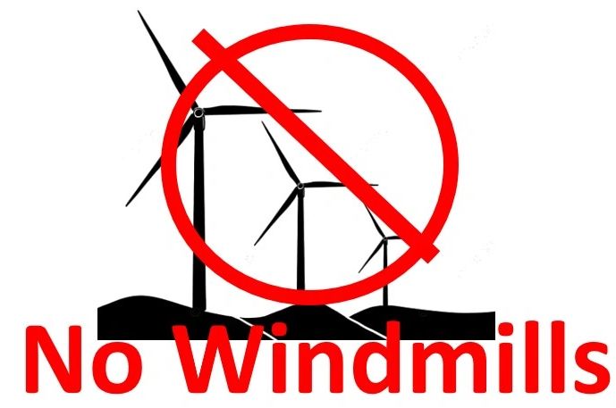 No Wind Farms Sign