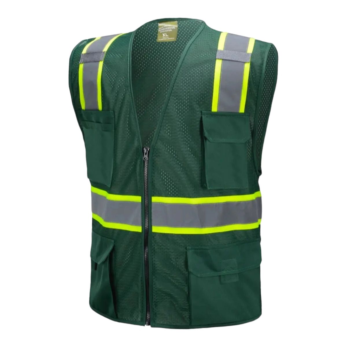 Forest Green Hi Vis Safety Vest