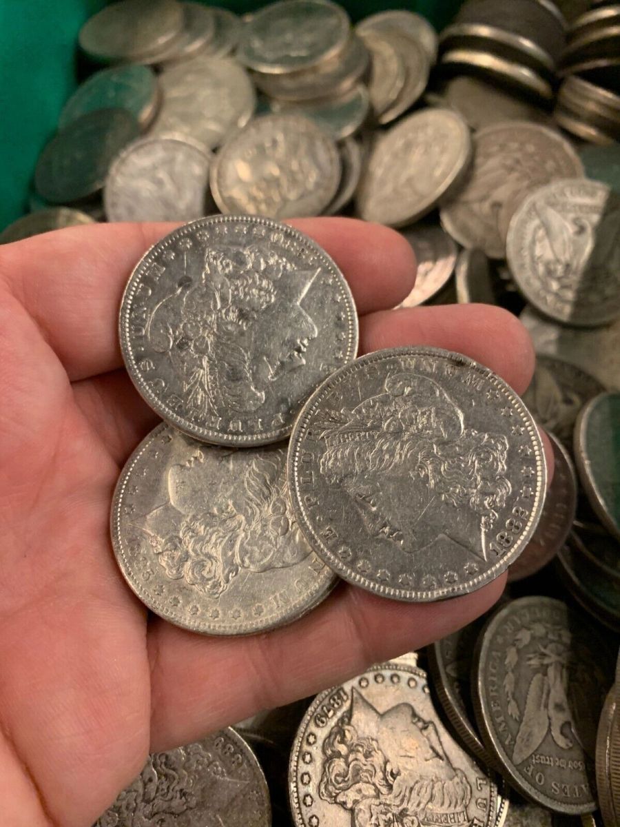 Pre 1921 Silver Morgan Dollar Better Detail Cull Lot of 100 Mix Mint Marks