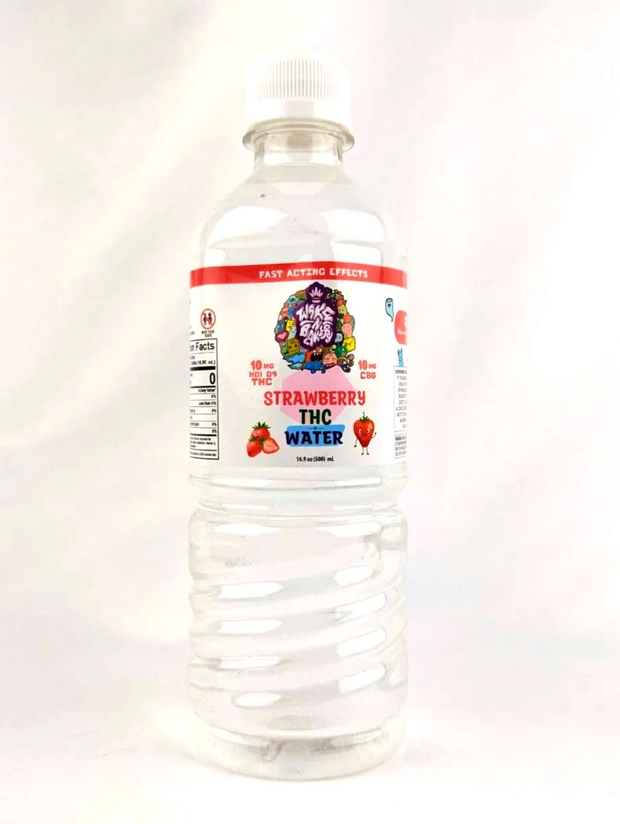 Strawberry Delta THC water 10mg