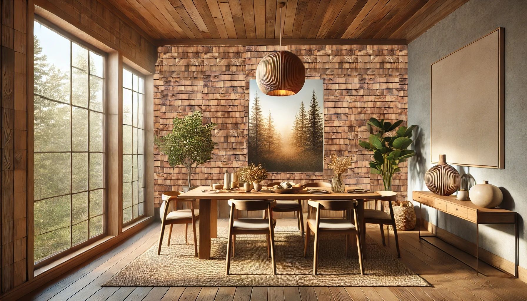 Build a DIY Rustic Accent Wall with Cedar Shingles