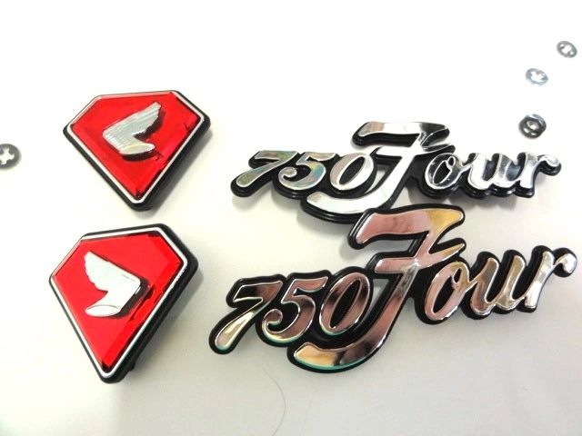 OSVP-079 Honda CB750 Side Cover Emblem & Jewel Set w/clips