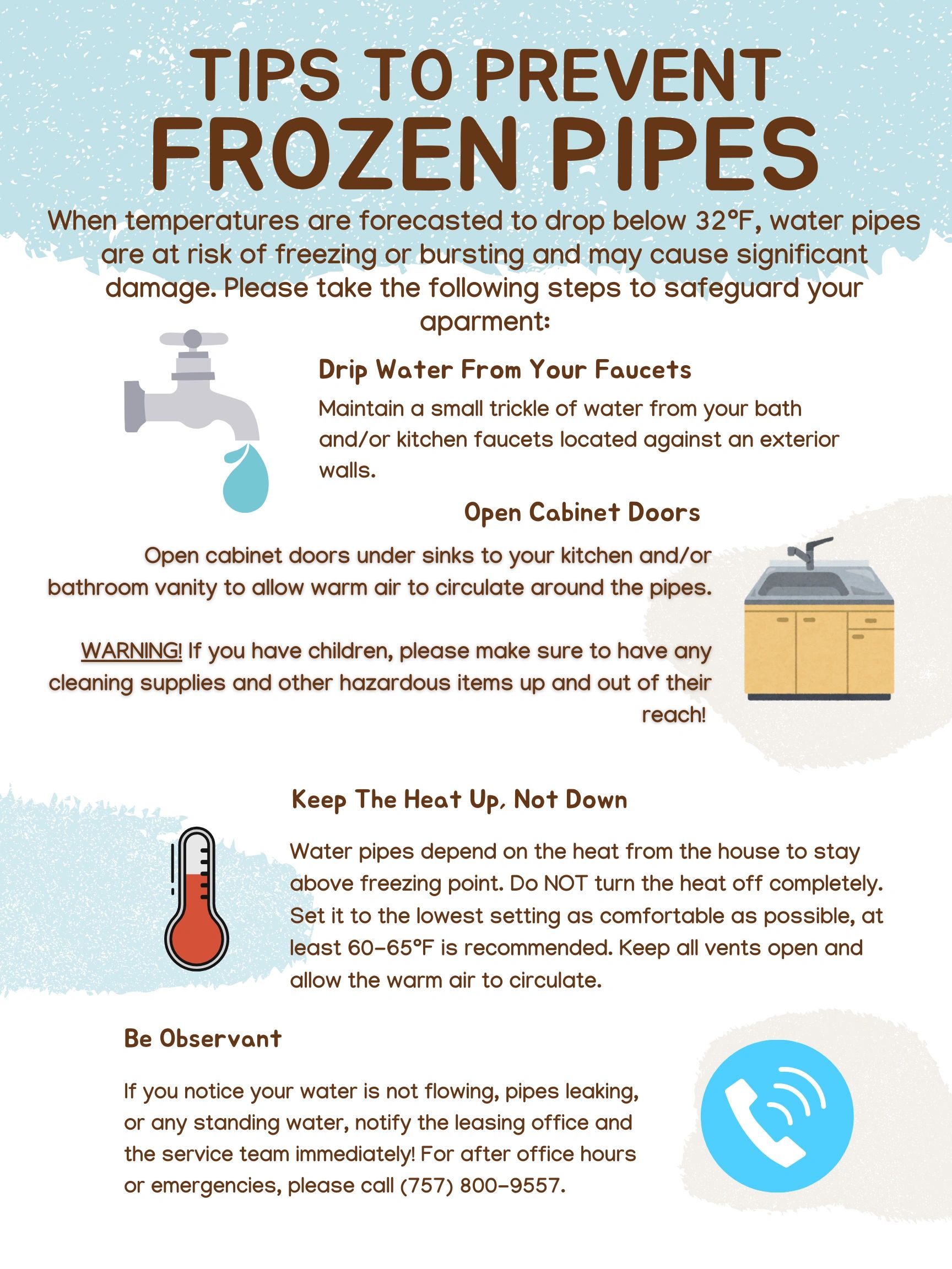 Tips to Prevent Frozen Pipes