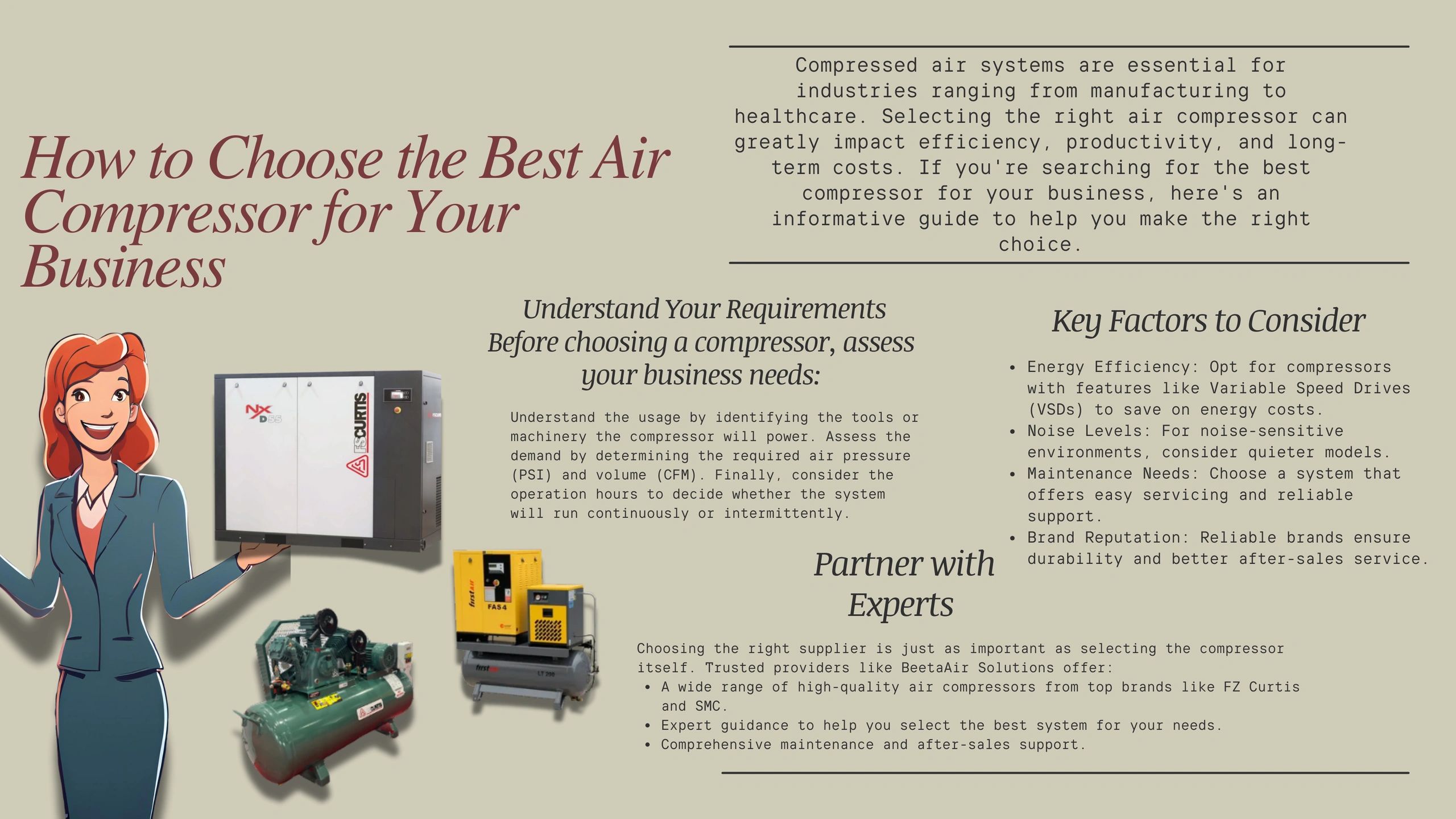 How to Choose the Best Air Compressor for Your Business?