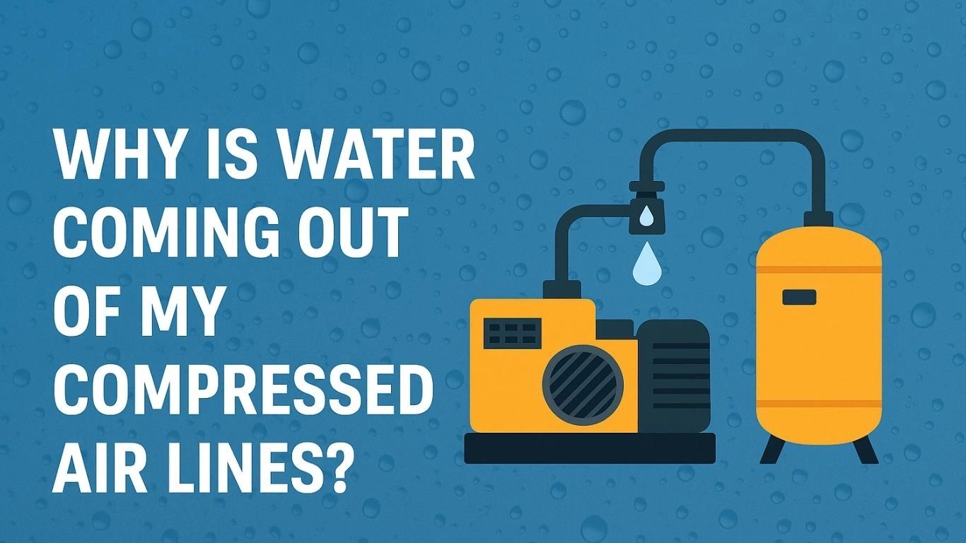 Why Is Water Coming Out of My Compressed Air Lines?