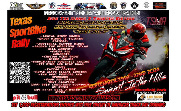 Texas Sport Bike Rallies - Exciting Motorcycle Events