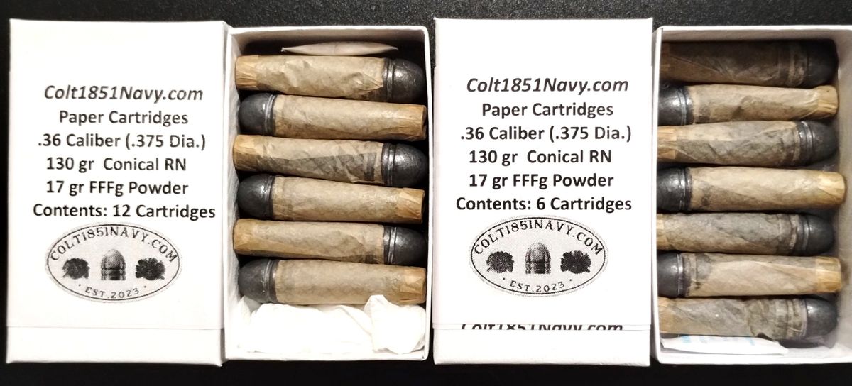 Paper Cartridge with Conical Rounds