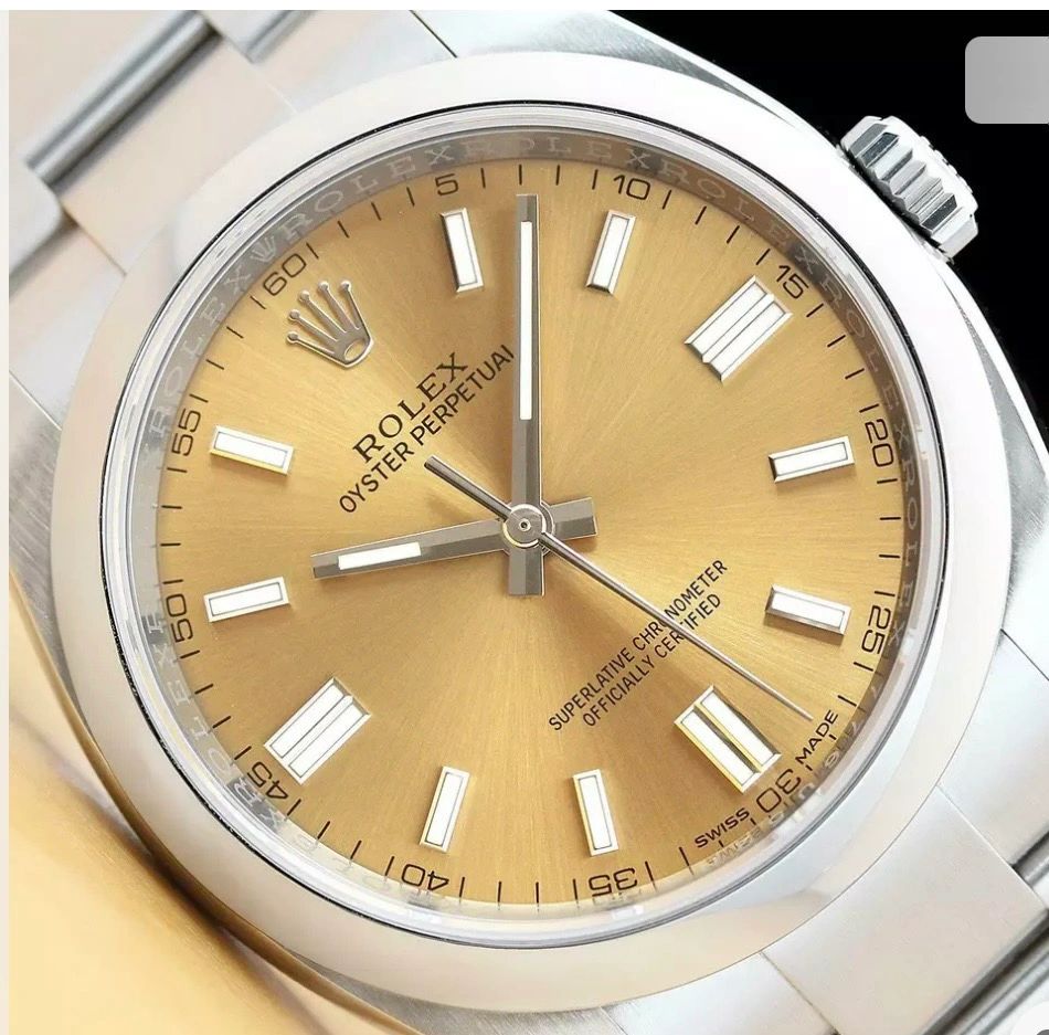 2017 ROLEX OYSTER PERPETUAL 116000 WHITE GRAPE 36 MM SS STEEL WATCH ...