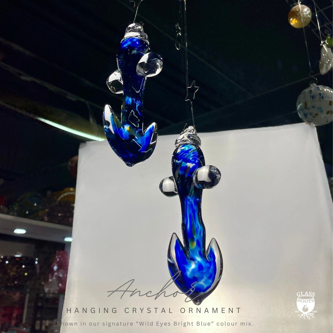 Crystal Anchor - Hanging Ornament