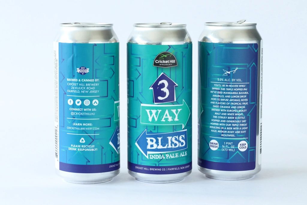 3 Way Bliss IPA now in Cans!