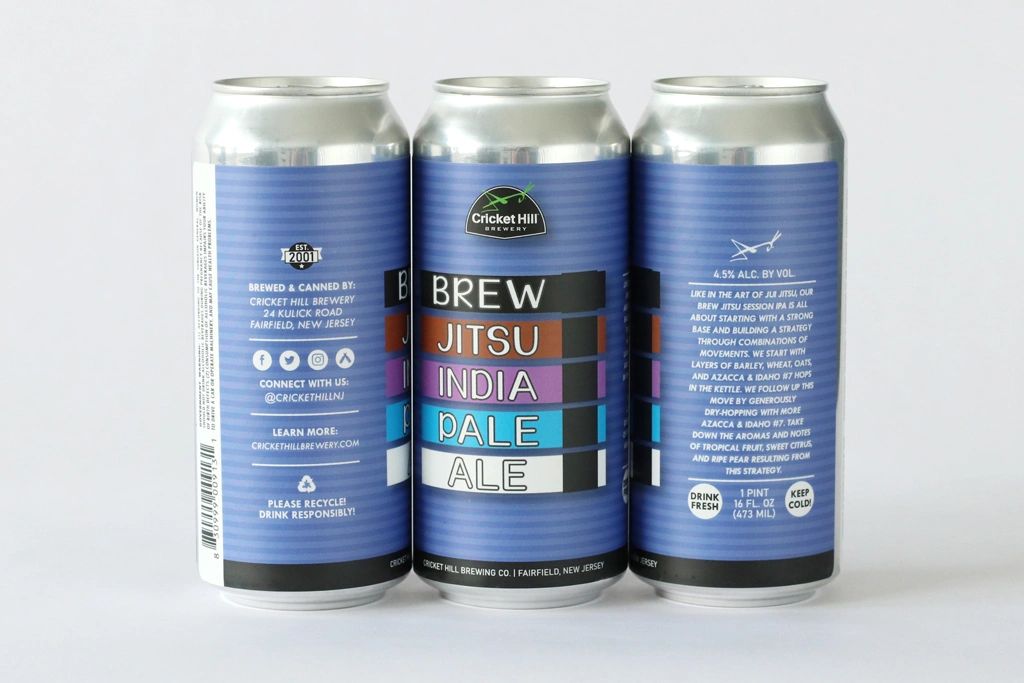 Brew Jitsu IPA cans available