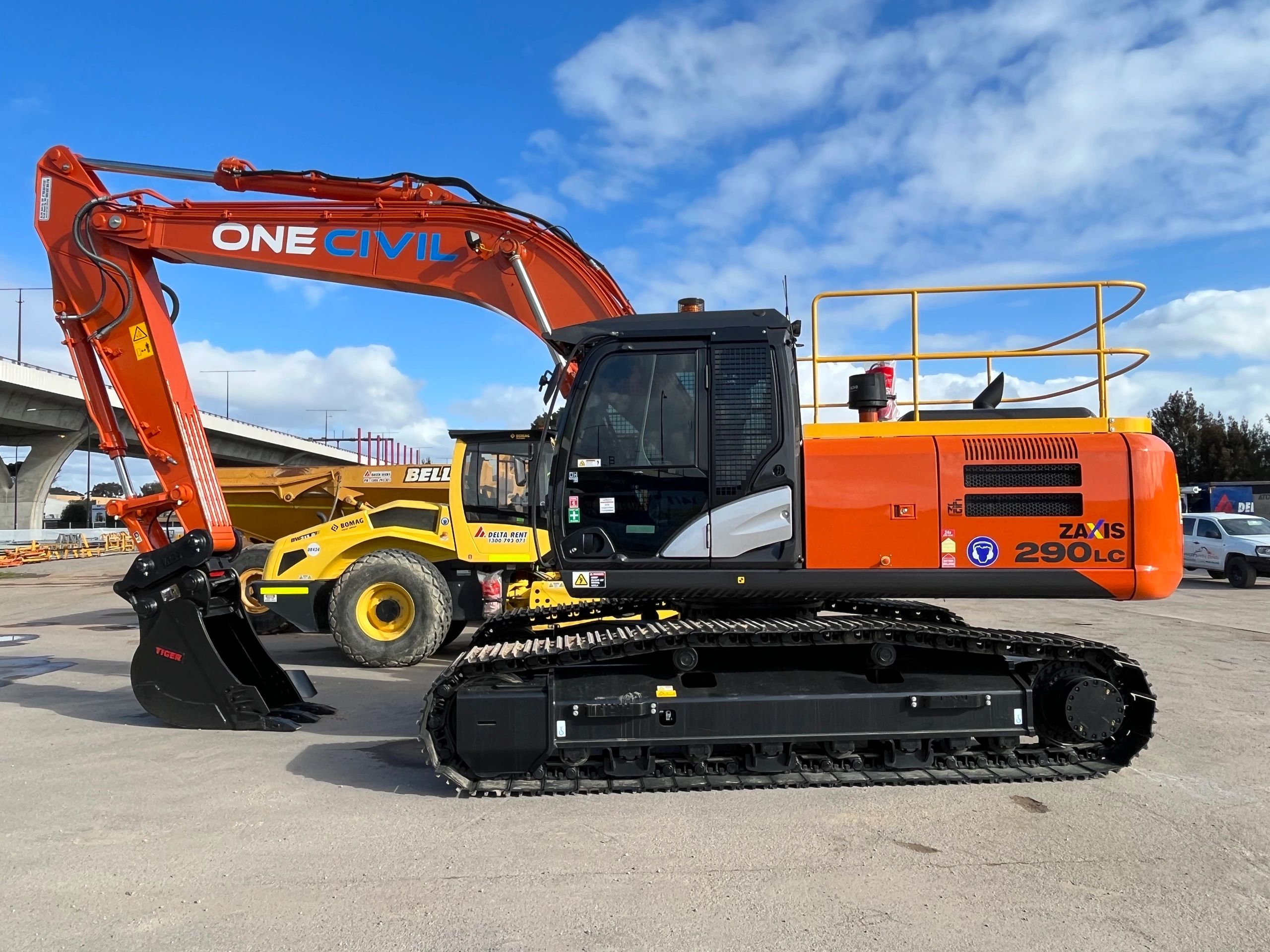 Excavator with GPS | One Civil