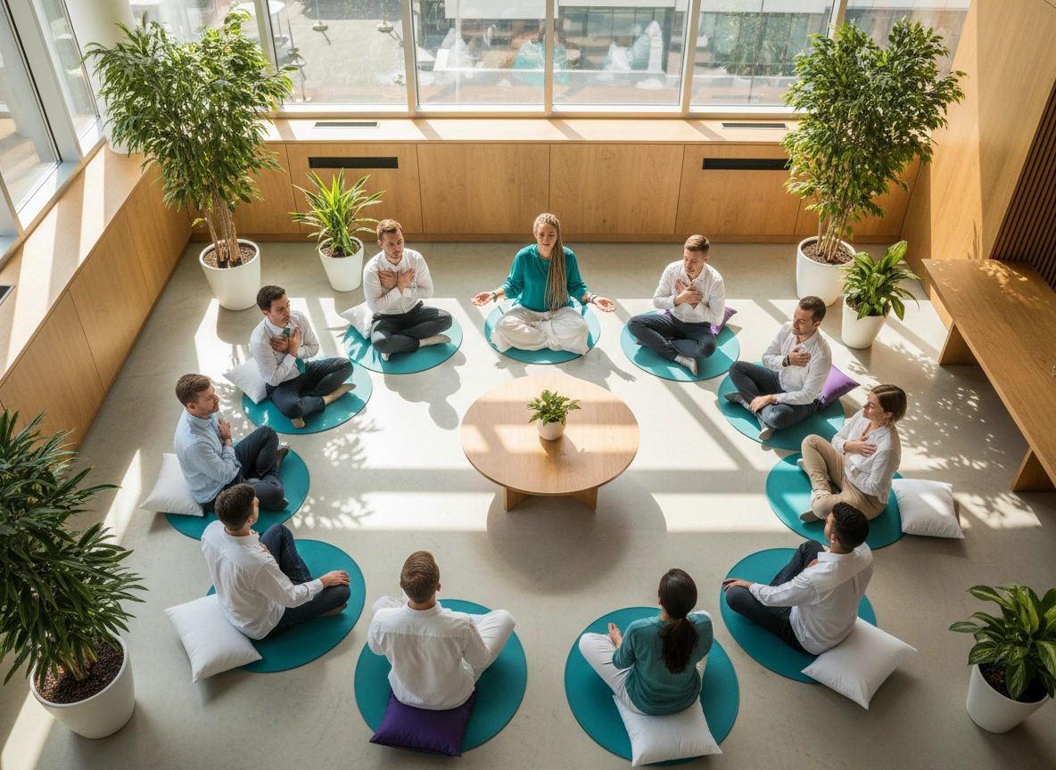 Corporate Mindfulness Workshops to help reduce stress and anxiety.
