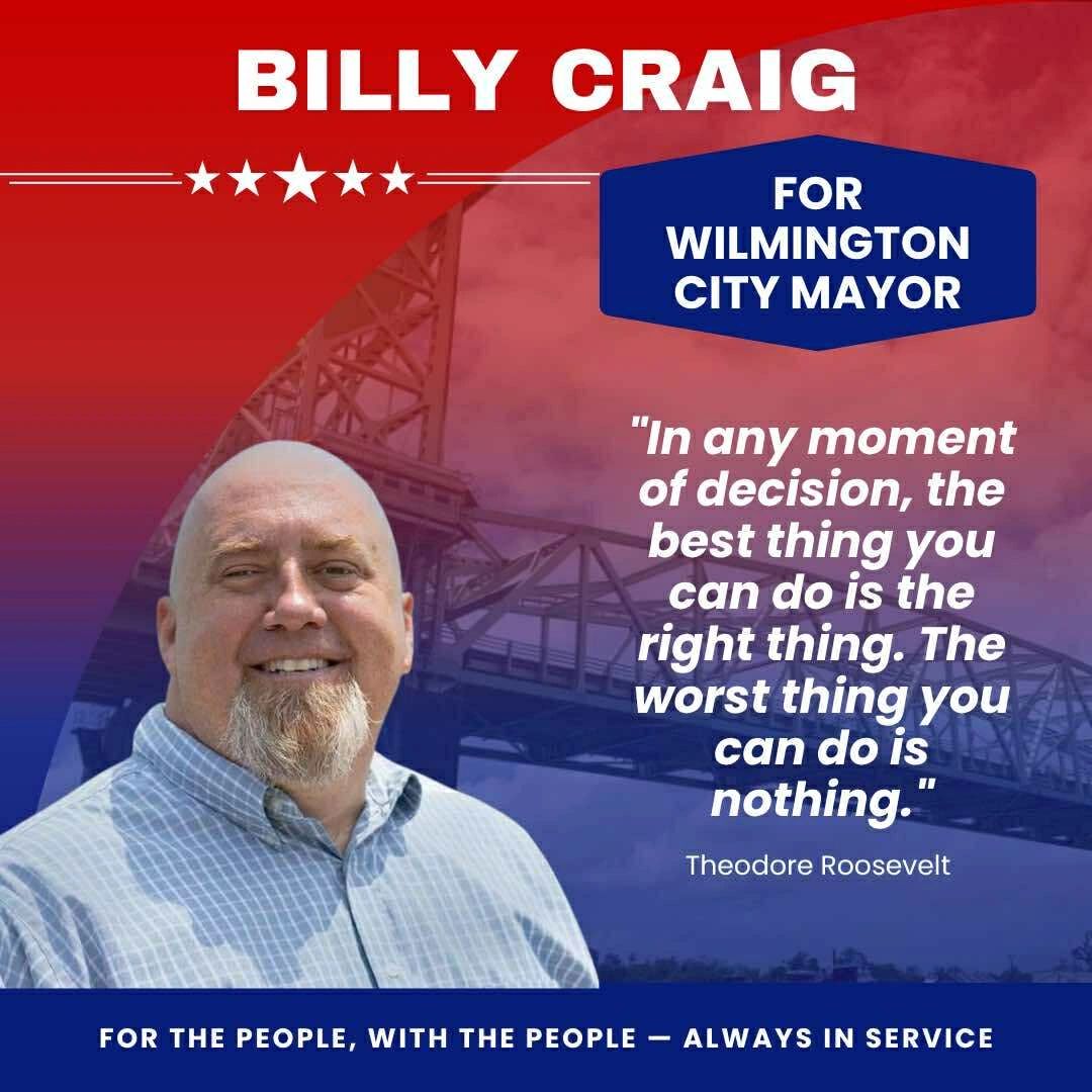Home | Billy Craig for City of Wilmington Mayor