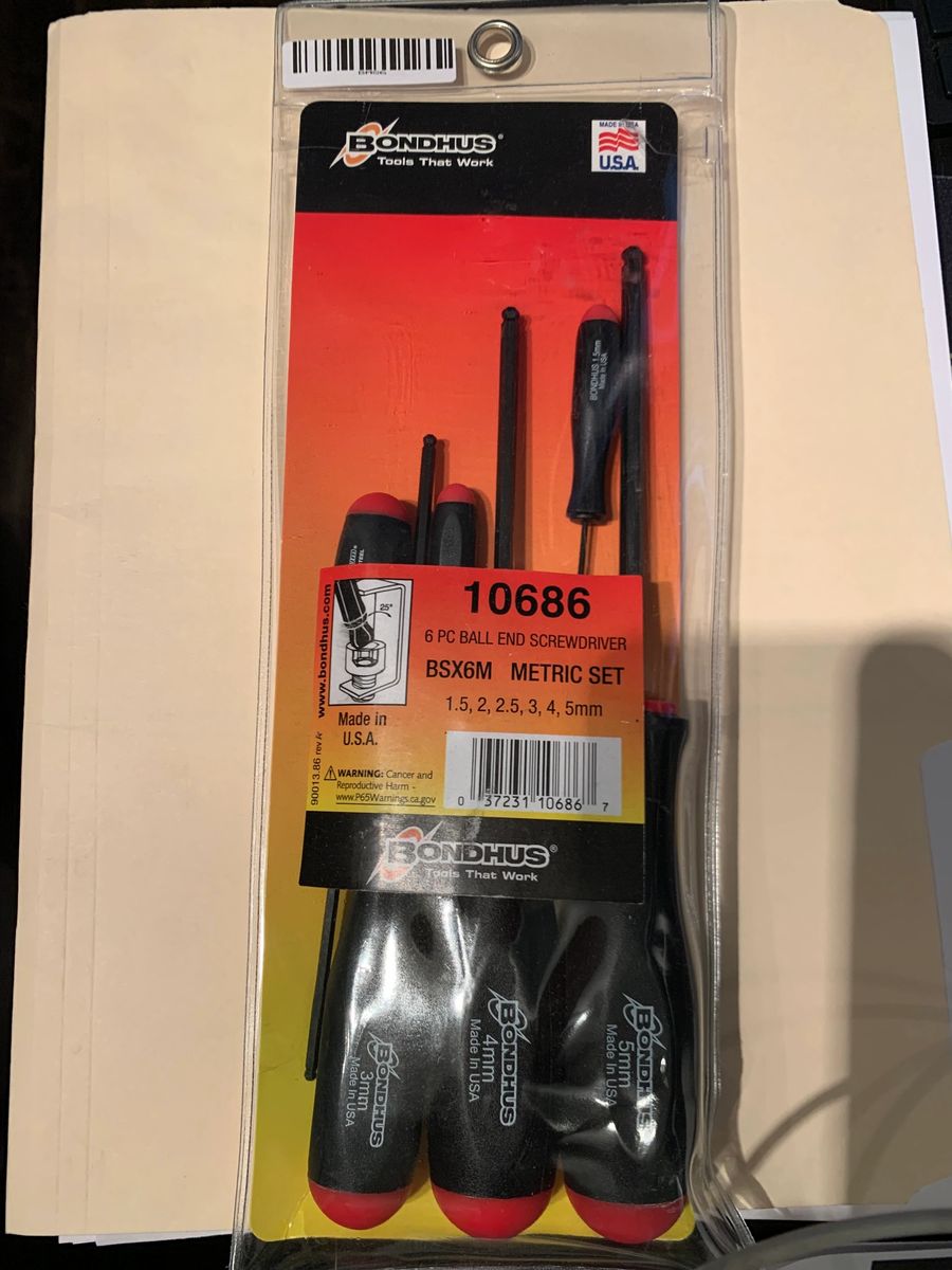 Bondhus Metric Balldriver set