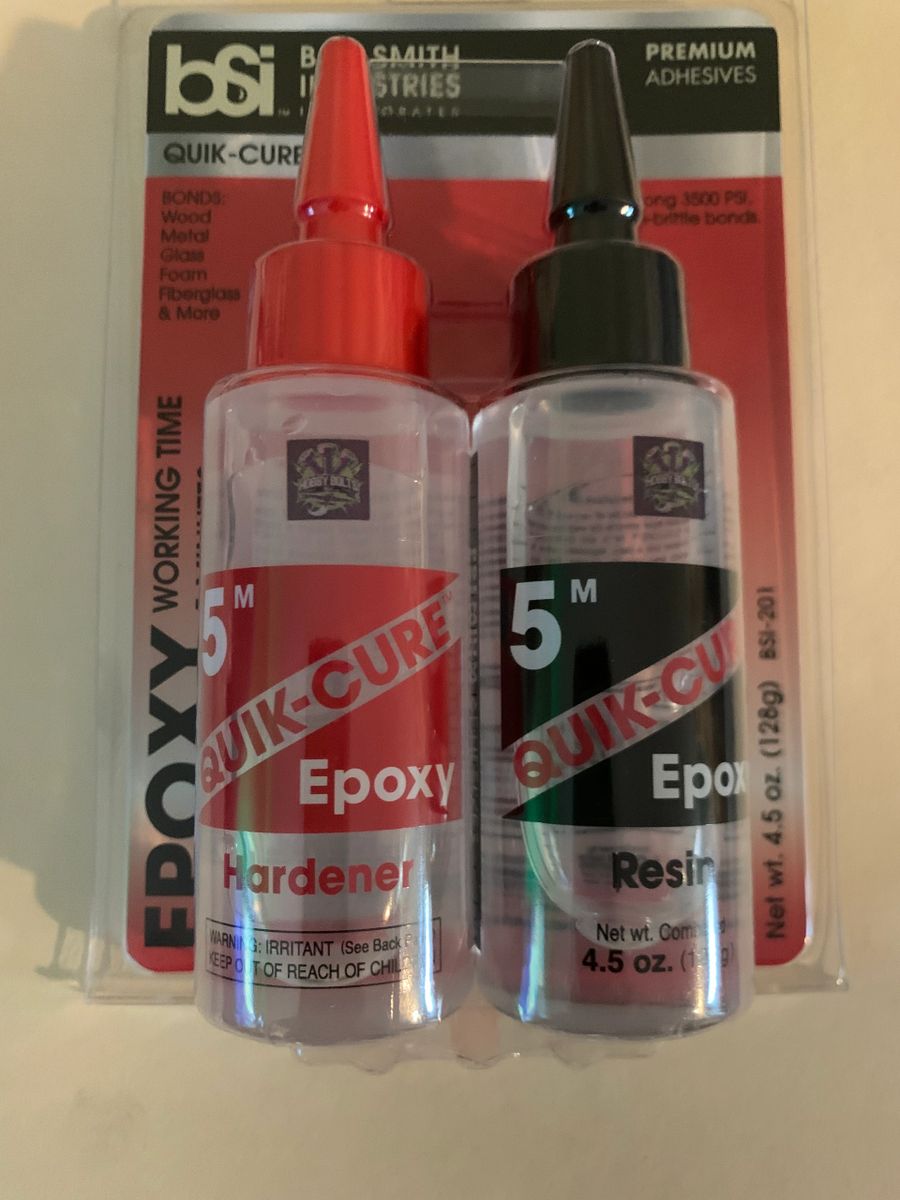 BSI QUIK-CURE 5min TWO PART EPOXY 4.5oz BOTTLES
