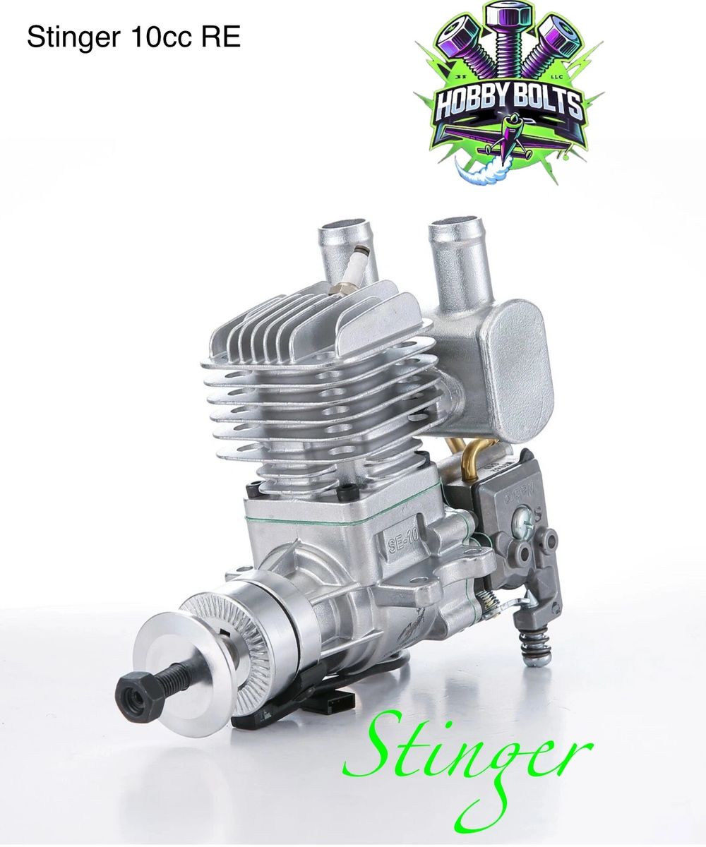 Stinger Engines 10cc RE Engine for RC Airplanes. Includes ignition ...