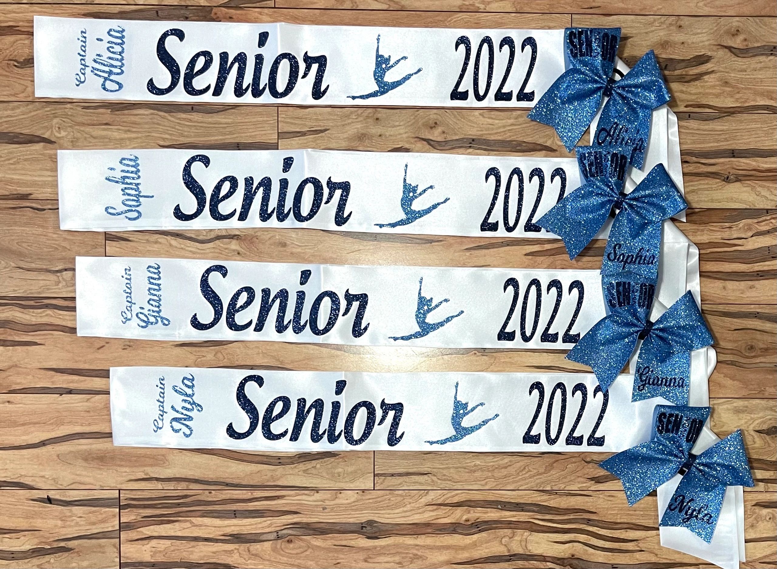 Baan Bows - Senior Sashes, Cheer Sash, Dance Sash