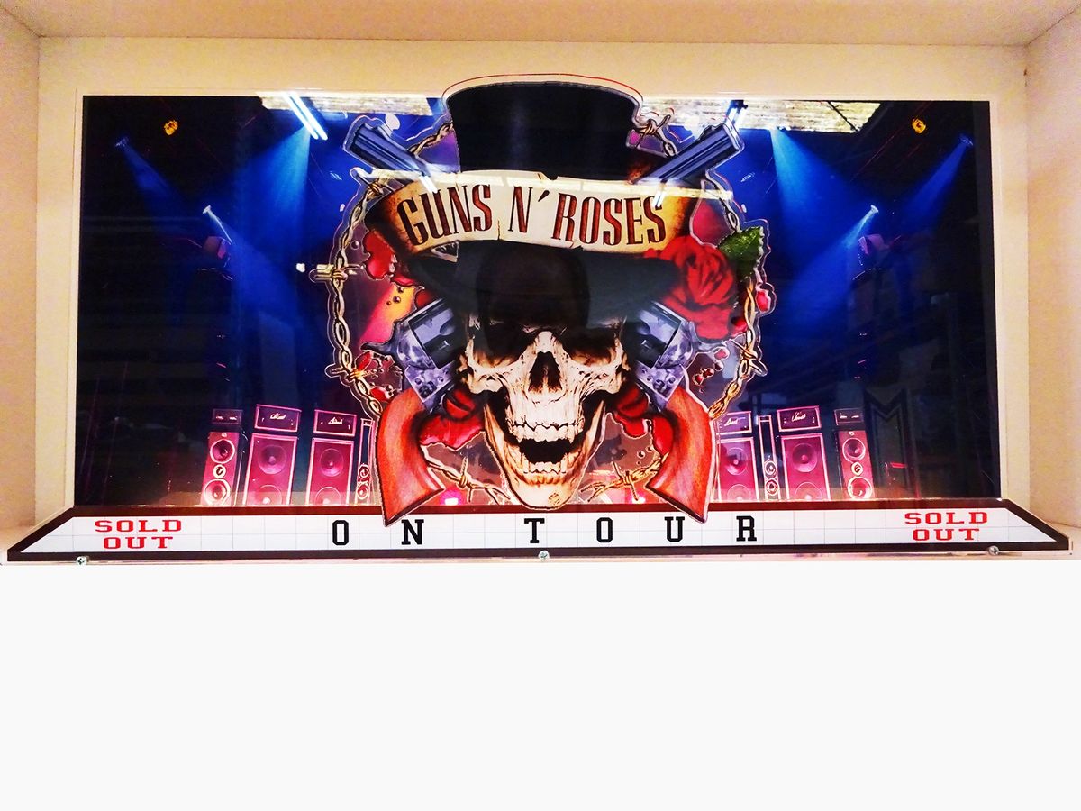 Guns N' Roses Pinball Topper