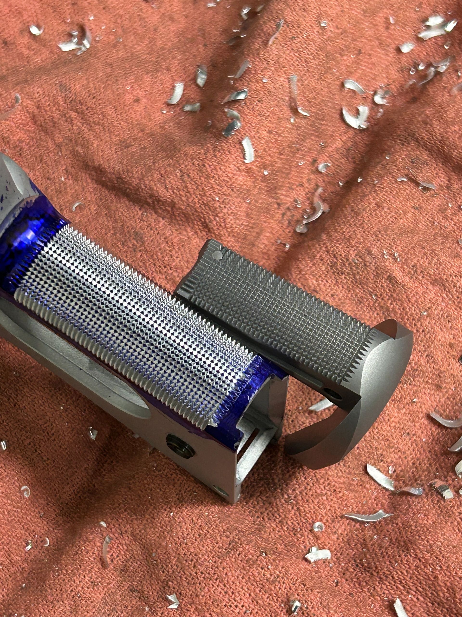 Front strap checkering | 1911 Firearm Addicts