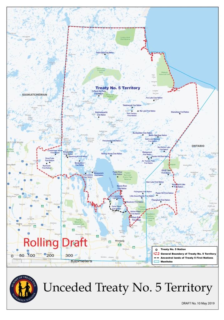 What is treaty law to the Sovereign Nations of Treaty 5?