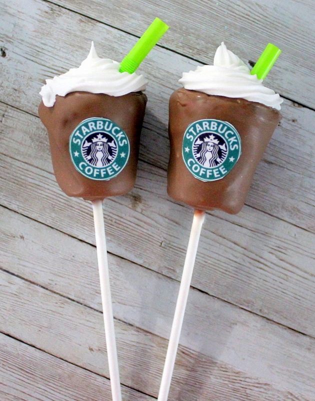 Starbucks Theme Cake Pops